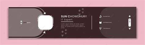 Creative Luxury Modern Unique Color Linkedin Cover Banner Template