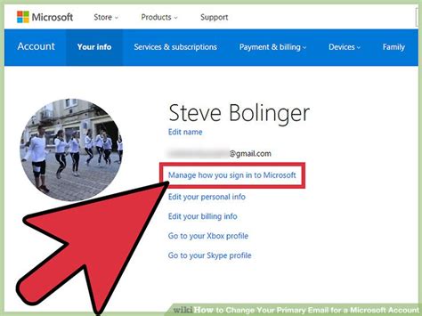 How To Change Your Primary Email For A Microsoft Account Steps