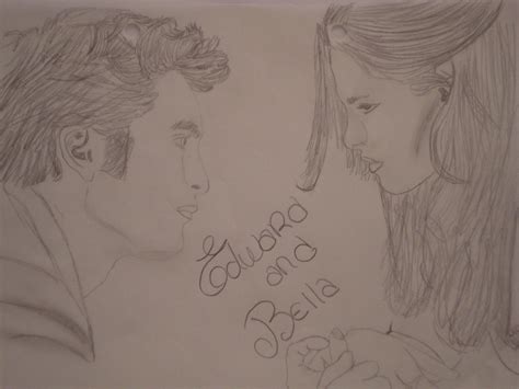 My Drawing Edward And Bella New Moon Twilight Series Photo 8150209 Fanpop