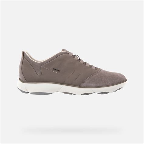 Geox® Nebula Mens Dove Grey Laceless Sneakers Geox® Nebula