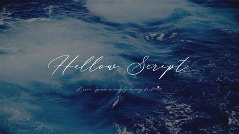 Hellow Script Font Download Free For Desktop And Webfont