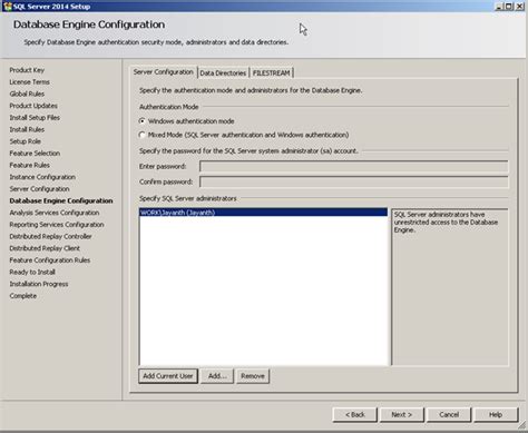 Installing Sql Server 2014 Jayanth Kurup Sql Guy