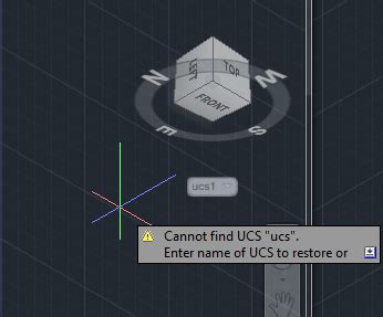 UCS Name Not Recognized When Changing Between Named UCS From The ViewCube In AutoCAD