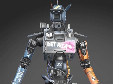 Chappie Robot 3d Model Turbosquid 1251084