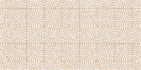 Seamless Texture Of Circle Wave Tiles In Beige And White Color Warm Minimal Relaxation Pattern