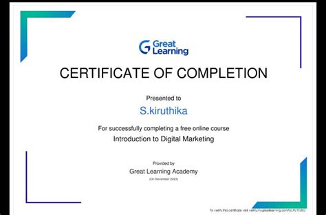 Completed A Digital Marketing Introduction 🚀 Learned Key Concepts And Strategies To Boost