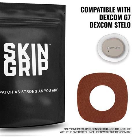 Skin Grip Original Dexcom G7 And Stelo Adhesive Patches With Cutout