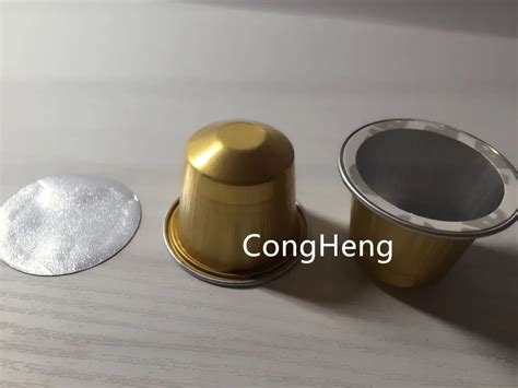 50 개 빈 알루미늄 캡슐 50 개 자기 접착 스티커 1 무료 숟가락 Diy 에스프레소 커피 선물 맘에 네스프레소
