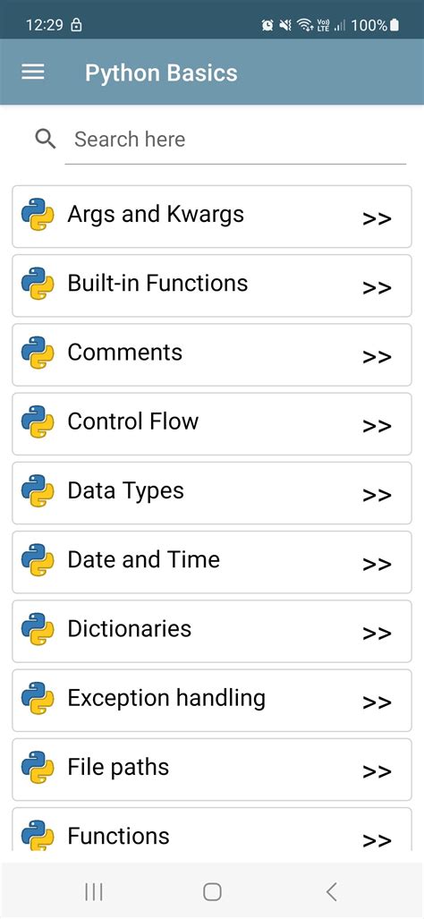 Python Basics Apk For Android Download