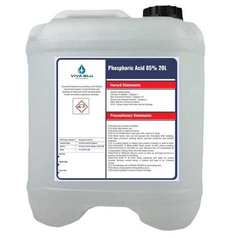 Buy Phosphoric For Industrial Water Treatmentphosphoric Acid 85 Powerful Cleaner Descaler