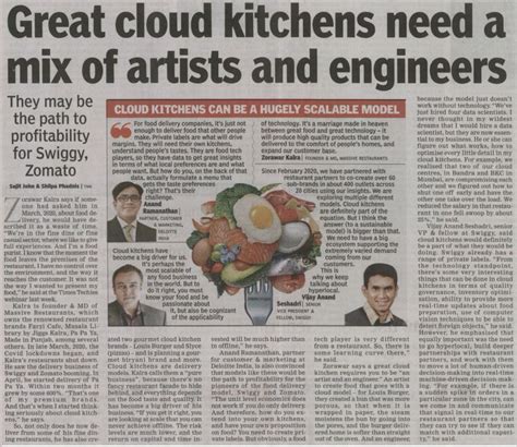 Deloitte On Linkedin Food Cloudkitchen Data Consumer Fooddelivery Foodtech