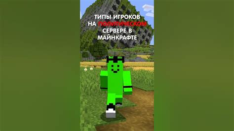 типы игроков на ПОЛИТИЧЕСКОМ Сервере в Майнкрафте Youtube