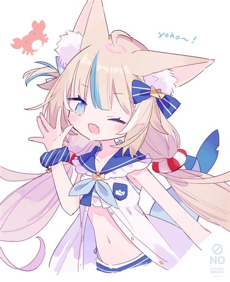 Sameko Saba Indie Virtual Youtuber Drawn By Mizumizuphoenix Danbooru