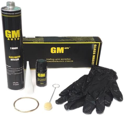 Набор для вклейки автомобильных стекол GM для лобовых и боковых стекол ...