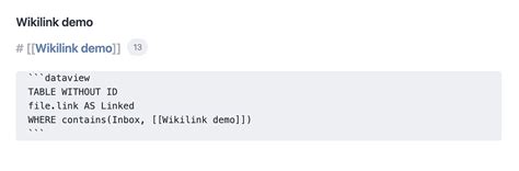 Wikilinks Not Updated On File Rename When Part Of A Dataview Query