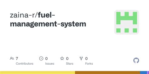 Github Zaina Rfuel Management System