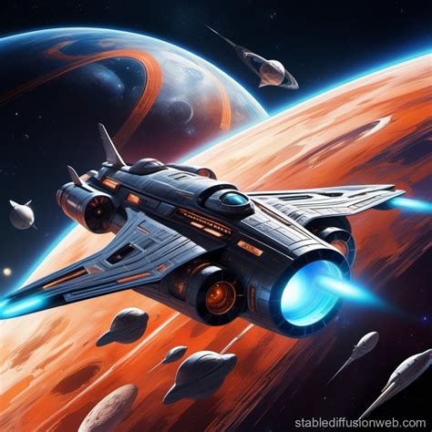 The Infinity Spaceship In Space Stable Diffusion Online