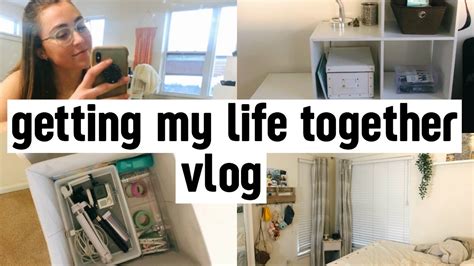 DECLUTTER ORGANIZE WITH ME Day In My Life Vlog YouTube