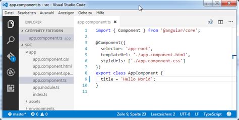 Angular 2 Arbeiten Mit Visual Studio Code Blog Ordix De