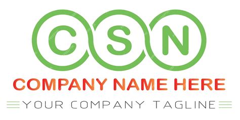 Premium Vector Csn Letter Logo Design
