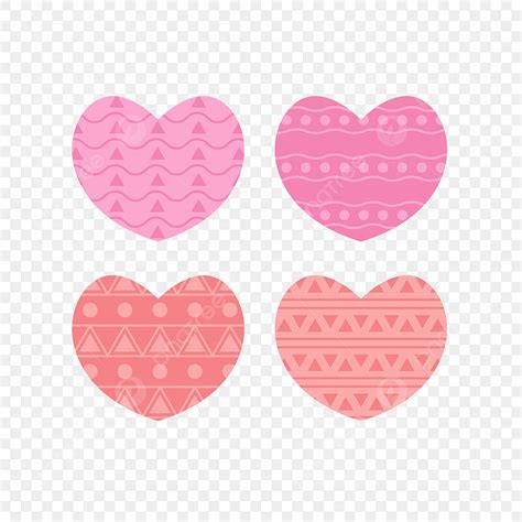 귀여운 하트 무늬 삼각형 귀엽다 동그라미 Png 일러스트 및 벡터 에 대한 무료 다운로드 Pngtree