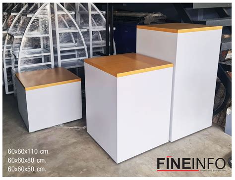 แท่นวางสินค้า แท่นโชว์ งานศิลปะ ไม้ เหล็ก อะครีลิค Exhibition Standee สั่งทำ บู้ธ บูธ บูท หรื