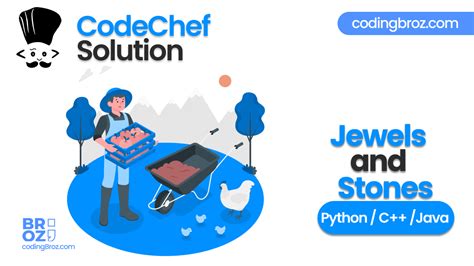 Jewels Ans Stones Codechef Solution Codingbroz