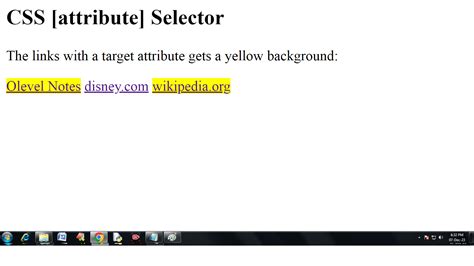 html css selectors types with examples html css