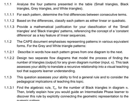 111 Analyse The Four Patterns Presented In Studyx 111 Analyse The Four Patterns Presented In Studyx