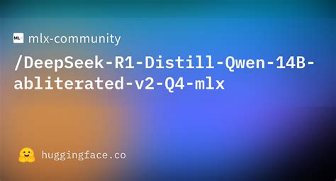 Mlx Community DeepSeek R Distill Qwen B Abliterated V Q Mlx At