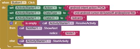 How To Open A File Manager In The Inventor App Using The Activity