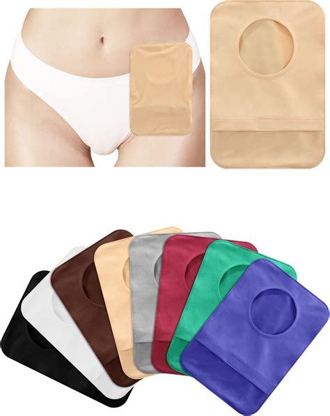 Sosation 8pcs Colostomy Bag Cover Stretchy Lightweight
