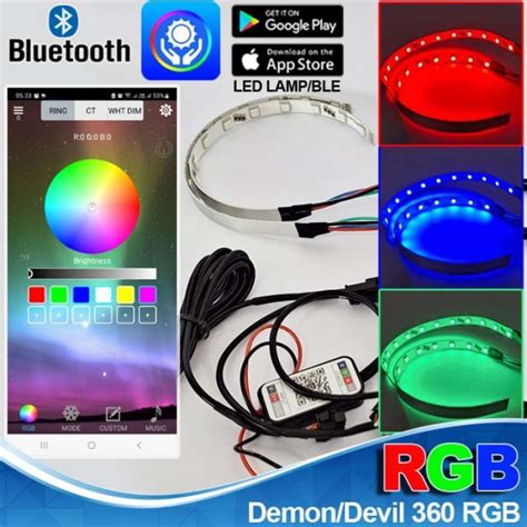 Promo Devil Eyes RGB Demon Eyes RGB DE RGB Vahid Bluetooth Wireless Apps Diskon Di Seller
