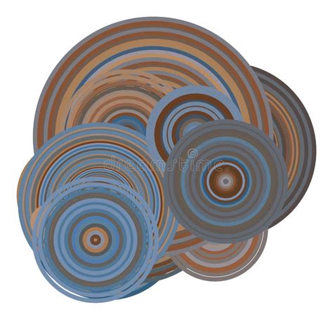 Abstract Conceptual Geometric Circles Bubbles Sphere Or Ellipses Pattern Wallpaper Digital