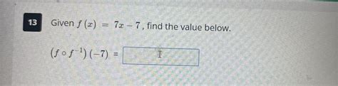 Solved Given F X X Find The Value Chegg Com