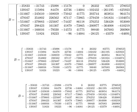 Positioning And Spacing Of Matrices TeX LaTeX Stack Exchange