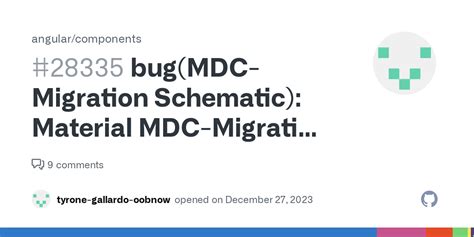 Bugmdc Migration Schematic Material Mdc Migration Schematic Not Allowing For Directory Input