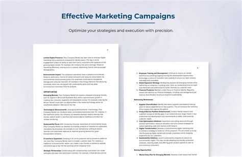 Marketing SWOT Analysis Template In Word PDF Google Docs Download Template Net