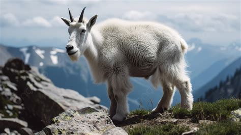 흰 염소 산에 서 산양의 사진 배경 일러스트 및 사진 무료 다운로드 Pngtree