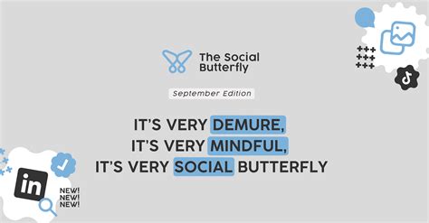 Social Butterfly Its Very Demure Its Very Mindful Its Very Social