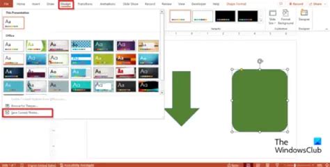 Setting Shape Colors And Text Box Font As Default In Powerpoint