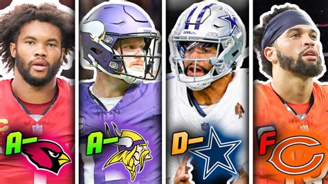 Grading All 32 Nfl Teams Starting Quarterbacks After Week 2 Games Of
