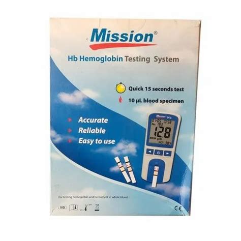 Mission Hb Hemoglobin Testing Meter At ₹ 1850 Unit Digital Hemoglobinometer In Varanasi Id