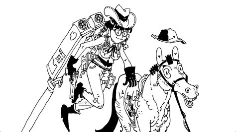 그림 그리는 영상 flying cow girl drawing art YouTube