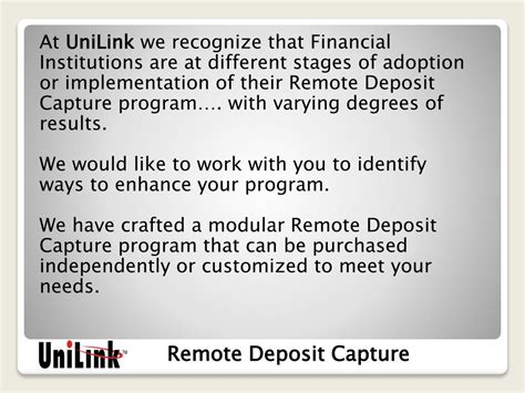 PPT Remote Deposit Capture PowerPoint Presentation Free Download ID