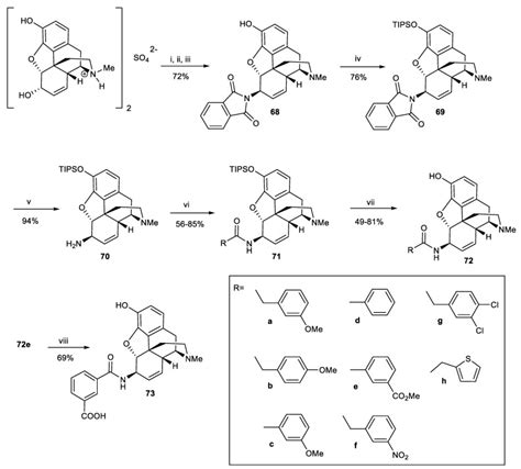 Synthesis And Modification Of Morphine And Codeine Leading To Diverse Libraries With Improved