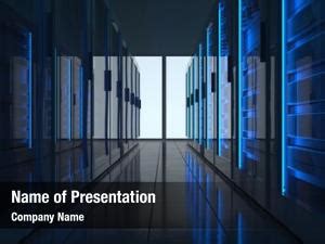 Central Computer Server PowerPoint Templates Central Computer Server PowerPoint Backgrounds