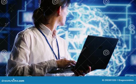 Certified Professional Working With Ai Stock Footage Video Of Scientific Trained 290381328