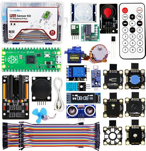 Jp Yahboom ラズベリーパイpico 電子工作 キット 電子 工作 キットランキング 21pcs Micropython、python プログラミングセンサ、ピコ