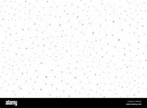 Geometric Pattern With Connected Lines Dots Points Nodes Graphics Array Background Modern